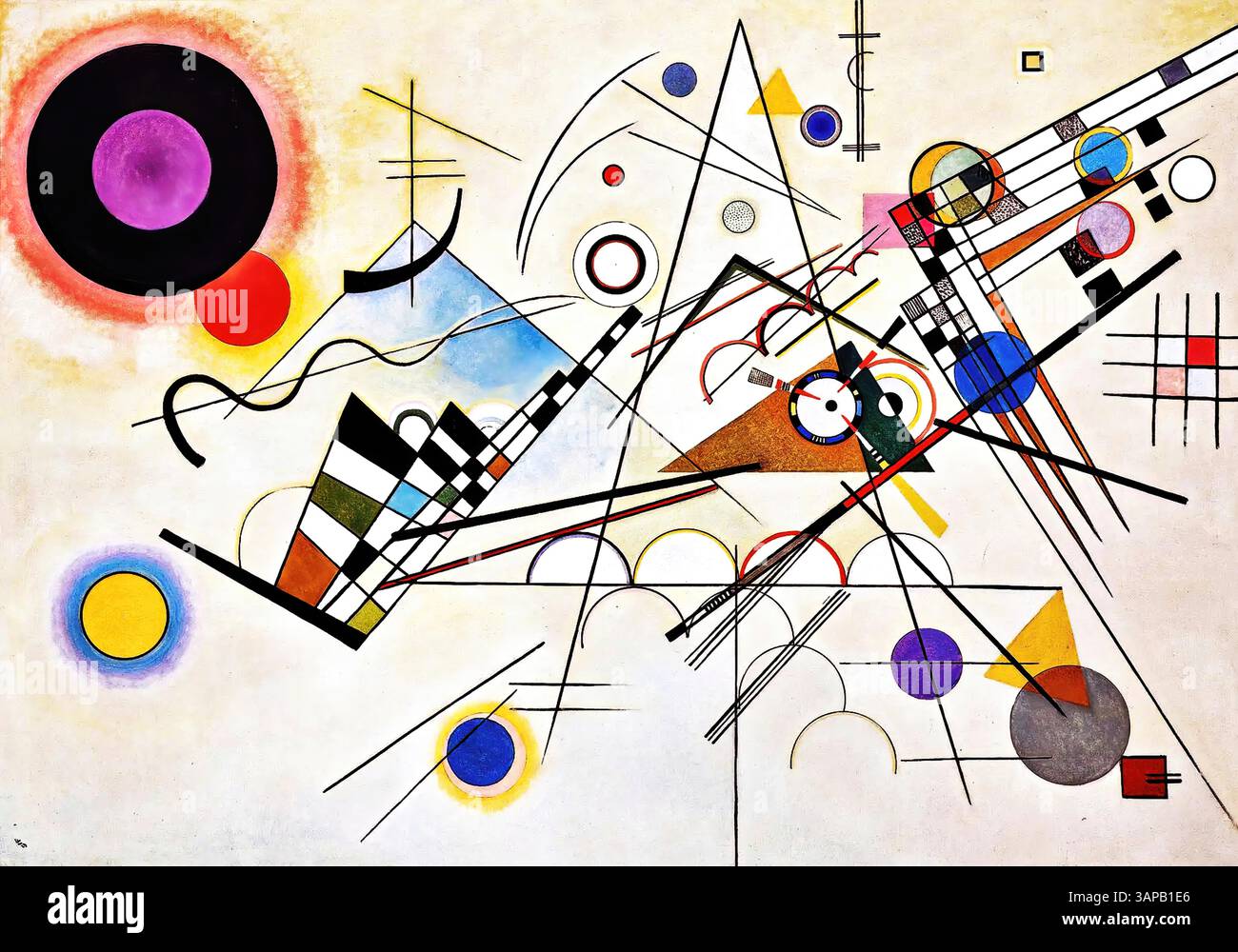 Composition VIII by Wassily Kandinsky – A Geometric Symphony of ...