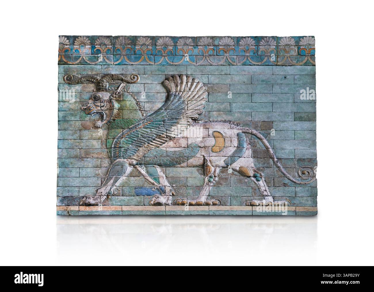 Persian griffin wall tiles hi-res stock photography and images - Alamy