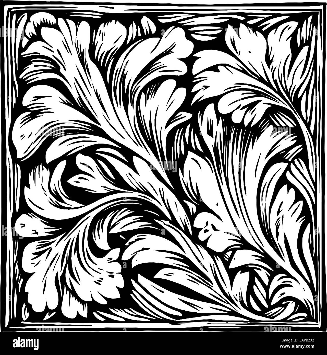 Floral craftsmanship Black and White Stock Photos & Images - Alamy