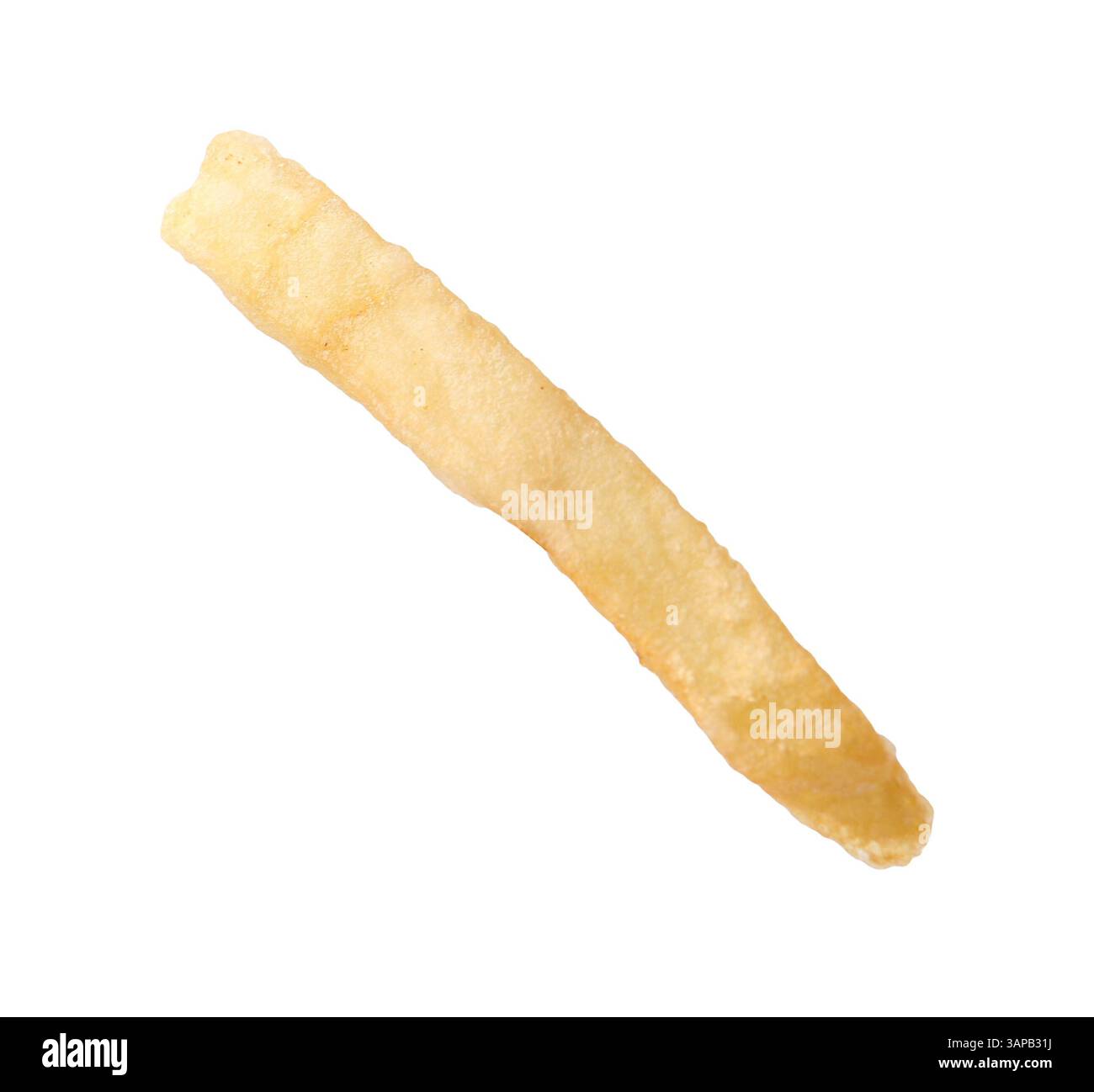 One delicious French fry isolated on white Stock Photo - Alamy