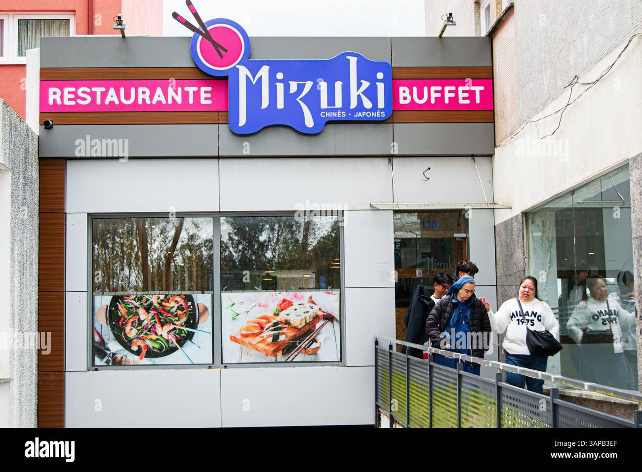 Fatima, Portugal - April 15, 2025: View of asian Mizuki Buffet ...
