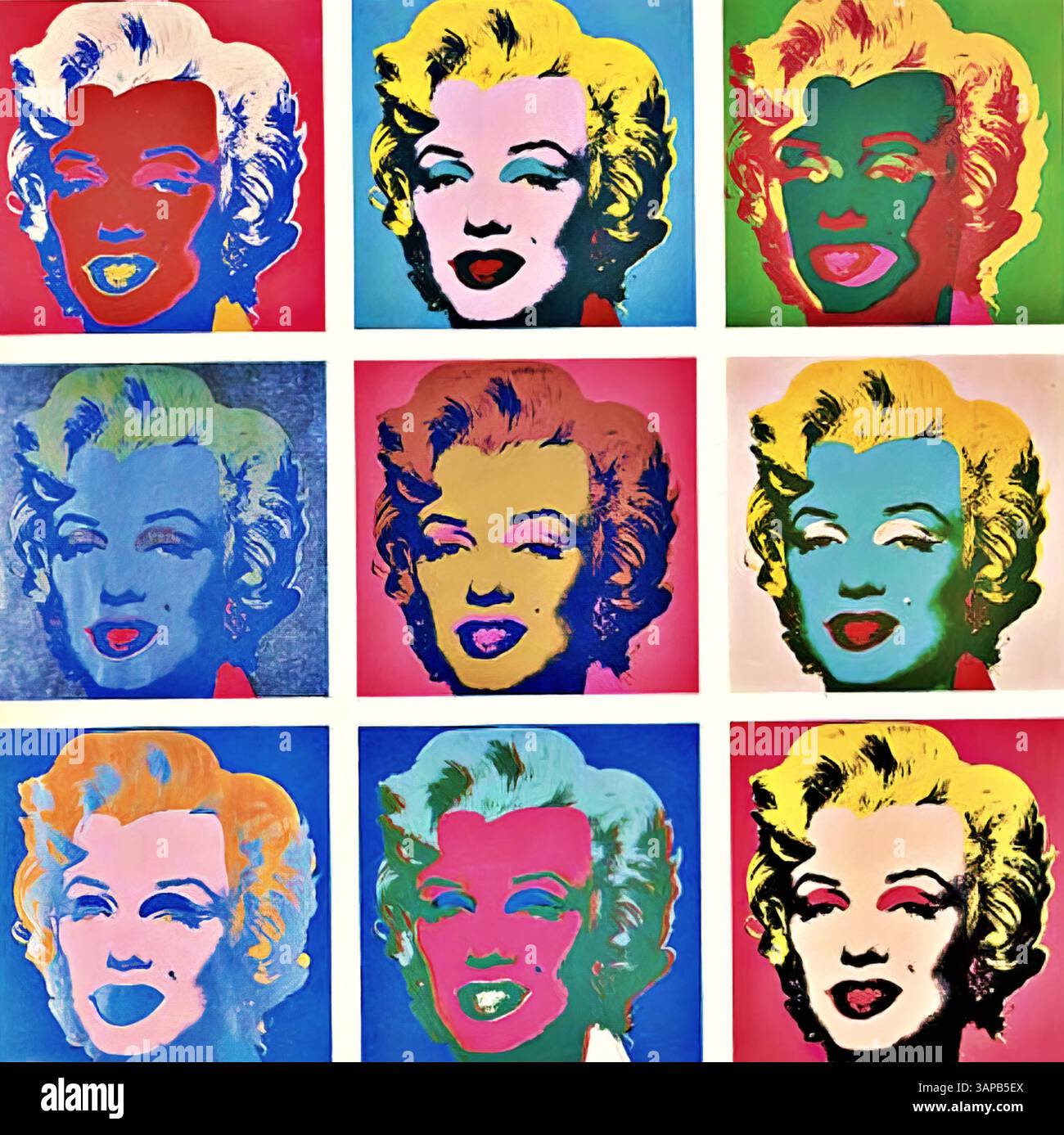 Marilyn monroe warhol Stock Vector Images - Alamy