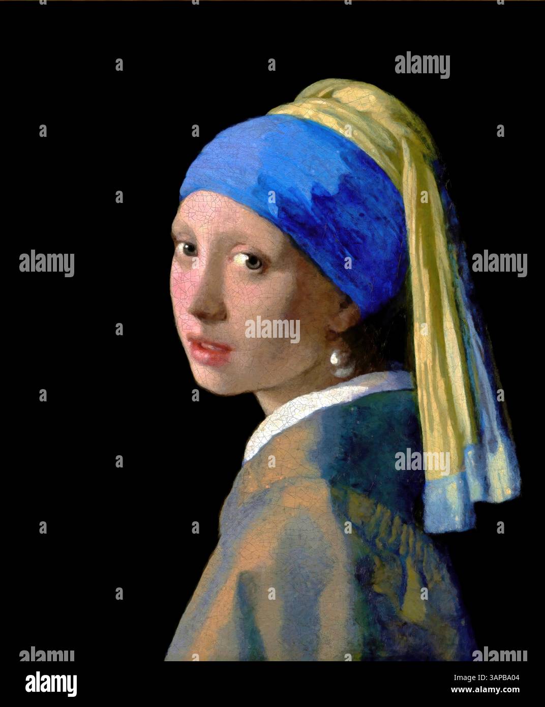 Girl with a Pearl Earring by Johannes Vermeer – Dutch Golden Age ...