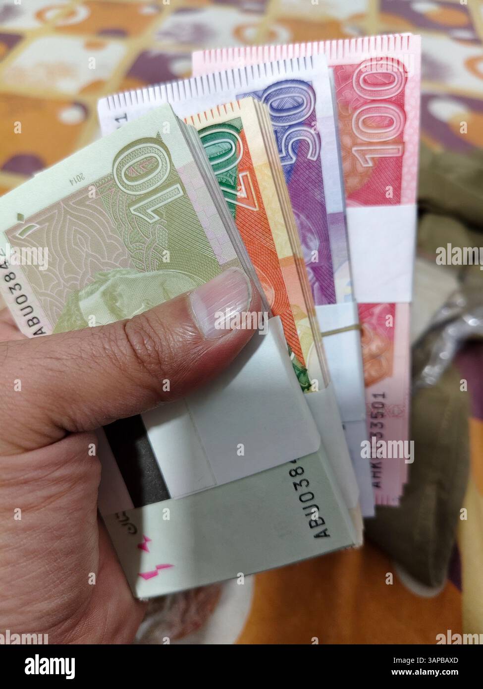 Pakistani Currency Banknote. Business and Finance concept Stock Photo ...