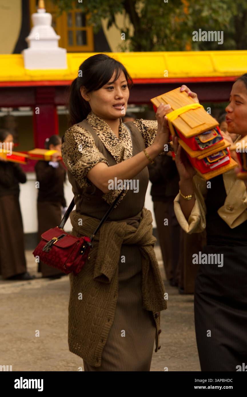 Buddhist monk teacher student in hi-res stock photography and images ...