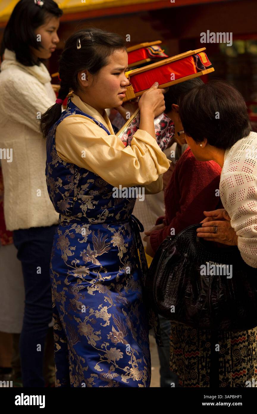 Novice buddhist monk teacher hi-res stock photography and images - Alamy