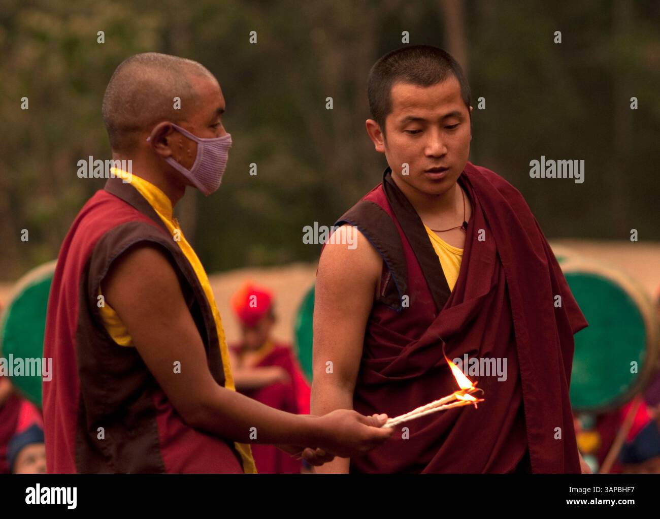 Novice buddhist monk teacher hi-res stock photography and images - Alamy