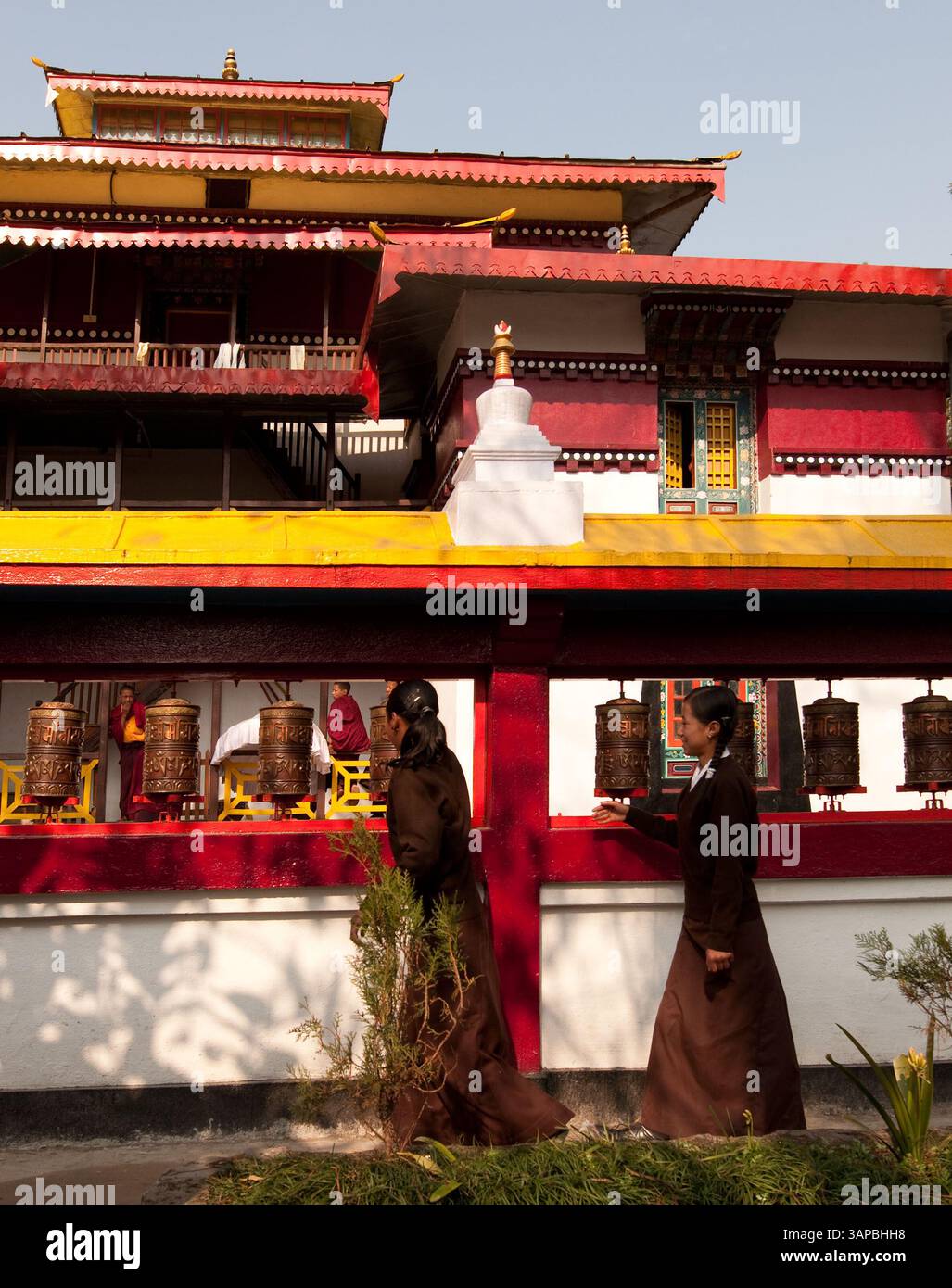 Novice buddhist monk teacher hi-res stock photography and images - Alamy