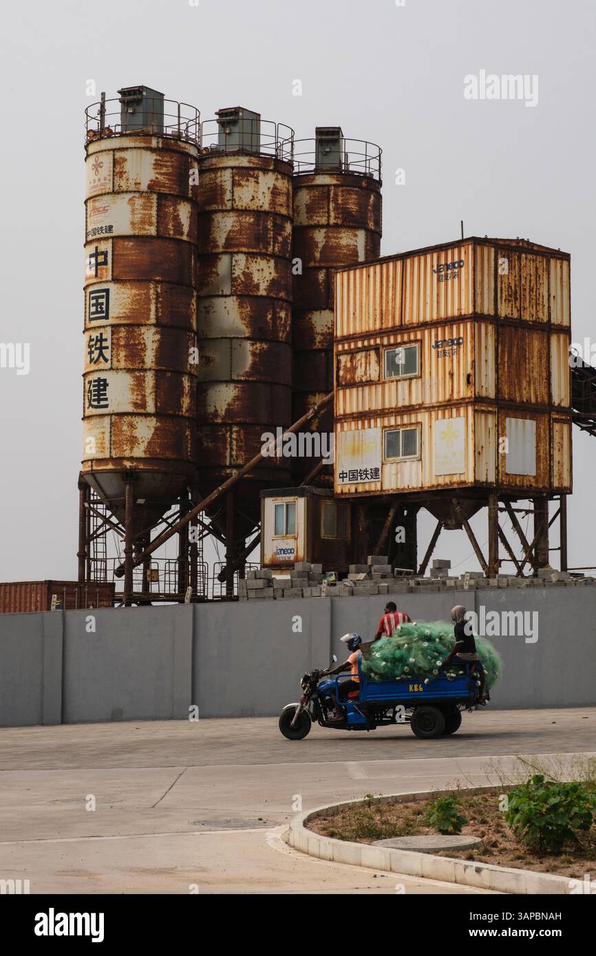 Accra, Ghana. Jamestown. Industrial Structure Left after Chinese Port ...
