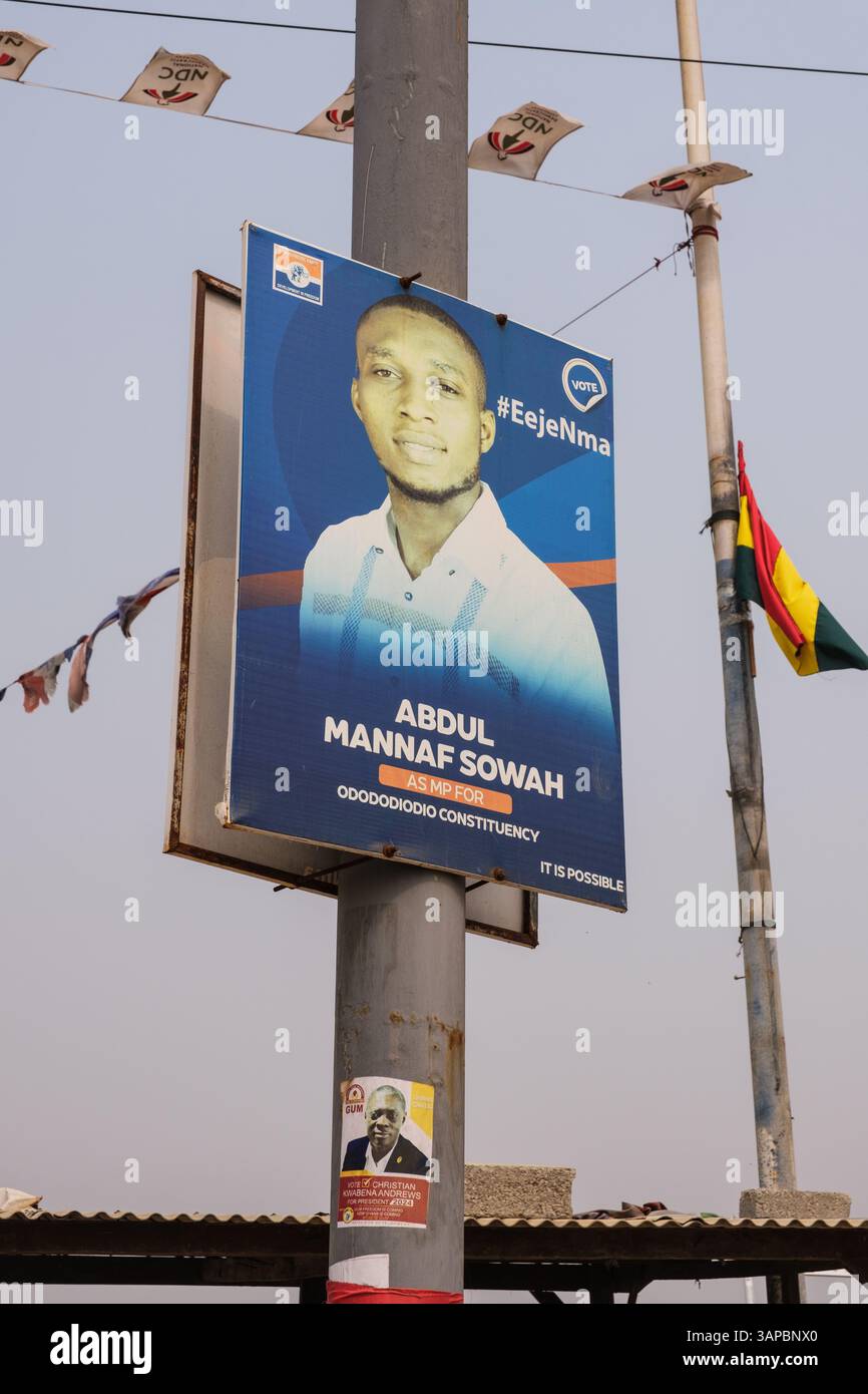 Accra, Ghana. Jamestown Neighborhood. Election Campaign Political ...