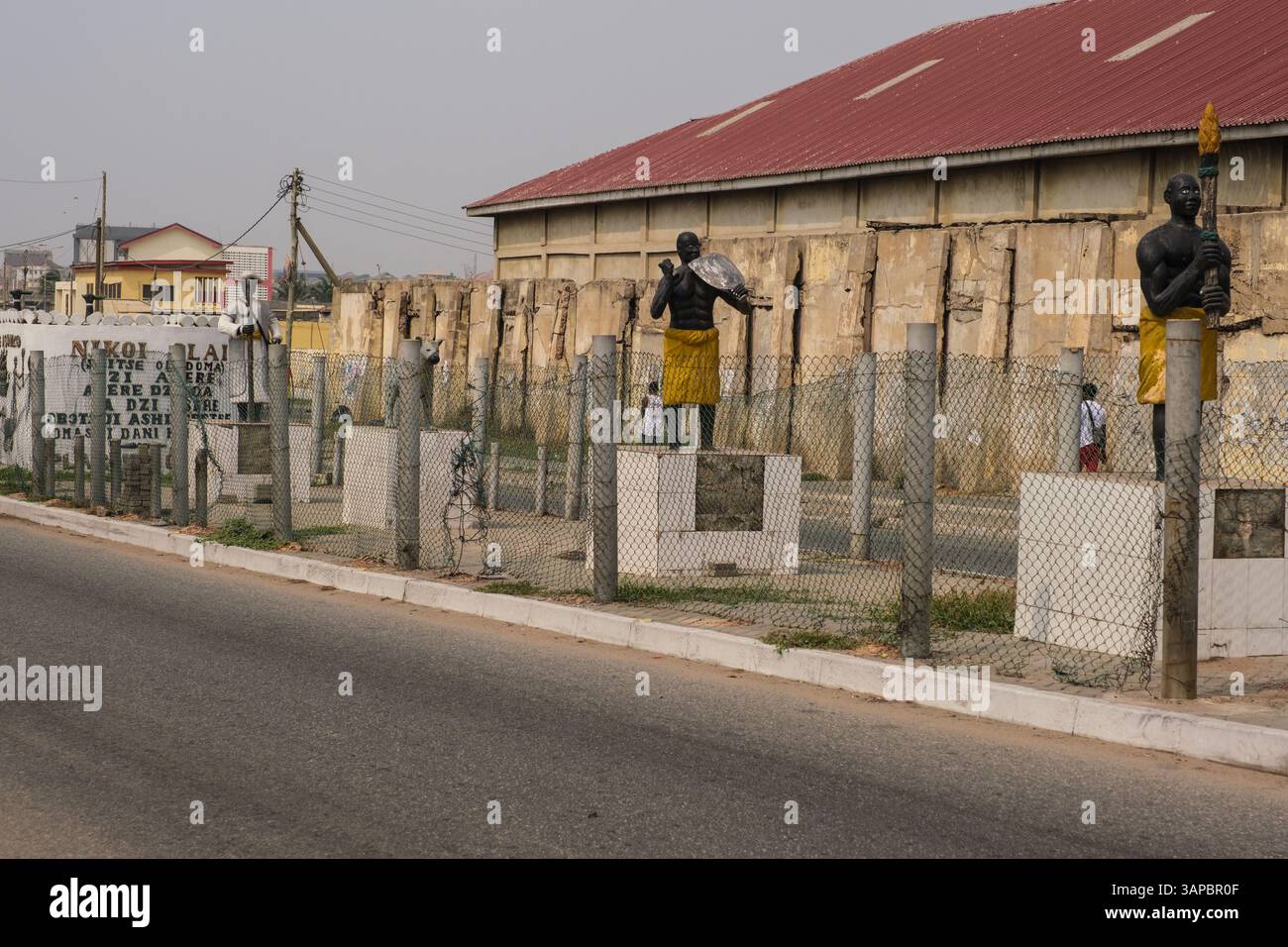 Accra, Ghana. Jamestown Neighborhood Posuban (Traditional Shrine). The ...