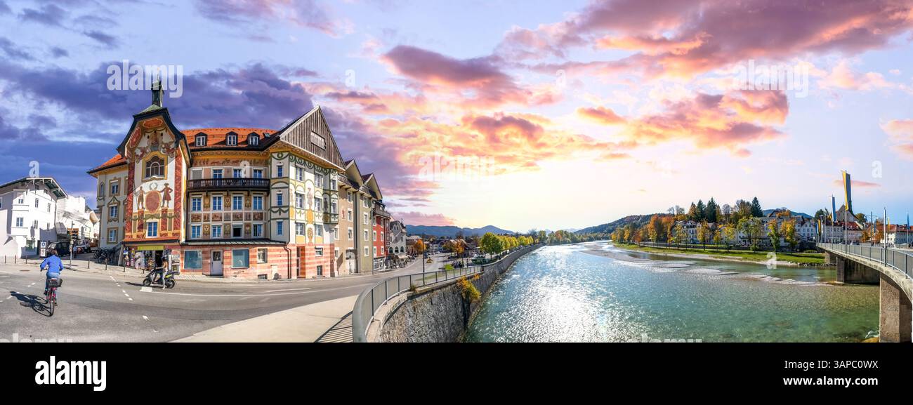 Old City of Bad Toelz, Germany Stock Photo - Alamy