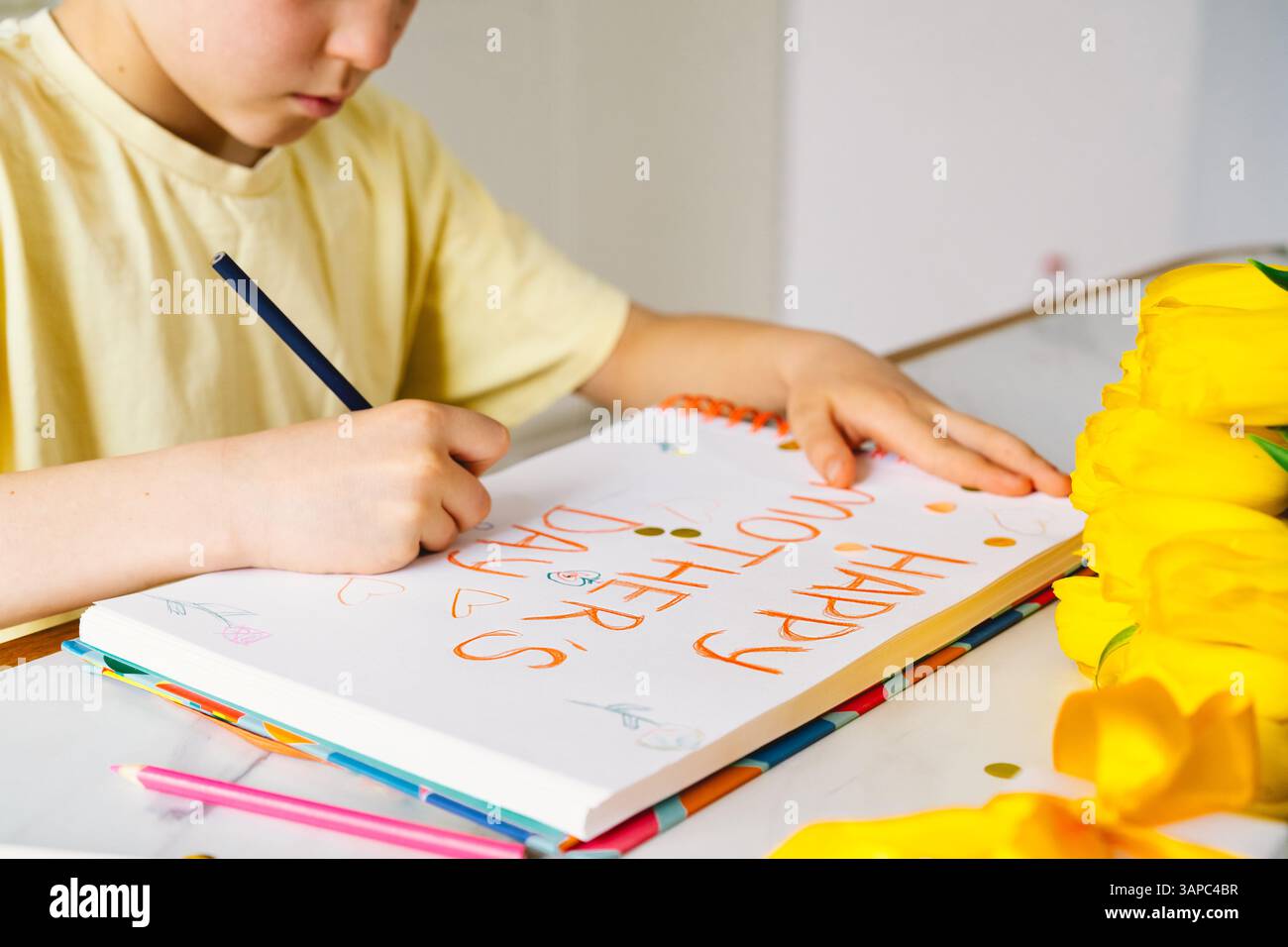 Diligently drawing hi-res stock photography and images - Alamy