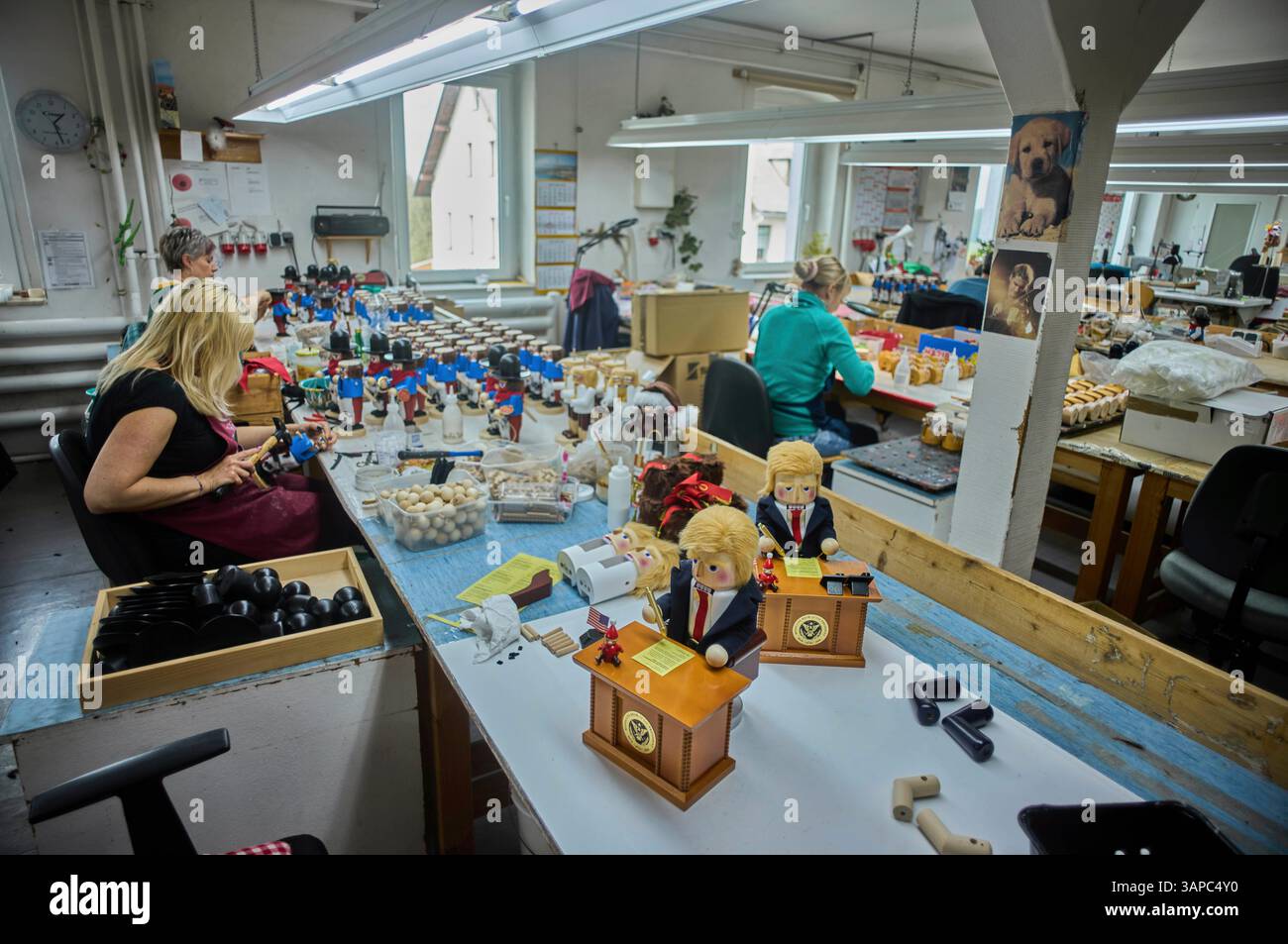 Two limited-edition nutcrackers titled "Resolute Desk of the President ...