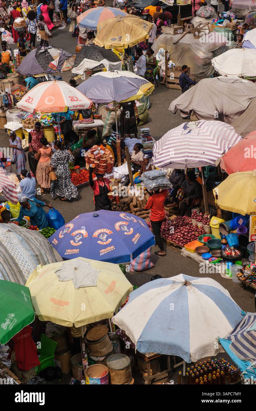Accra, Ghana. Makole Market Stock Photo - Alamy