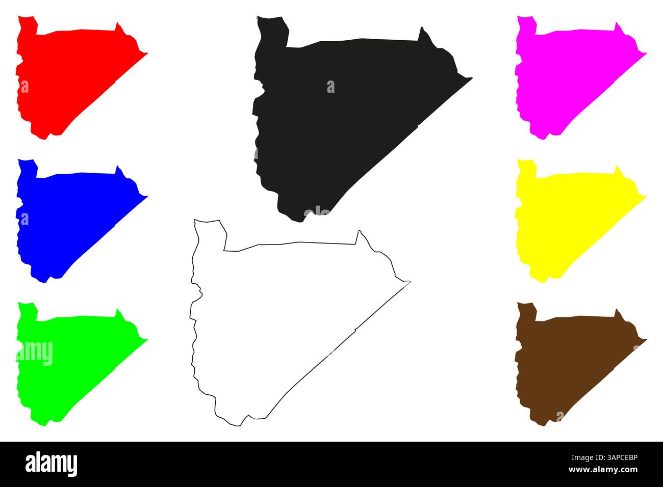 Karaikudi city (Republic of India, State of Tamil Nadu) map vector ...