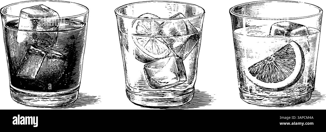 Engraved lemonade and ice cube set for refreshing summer designs and ...