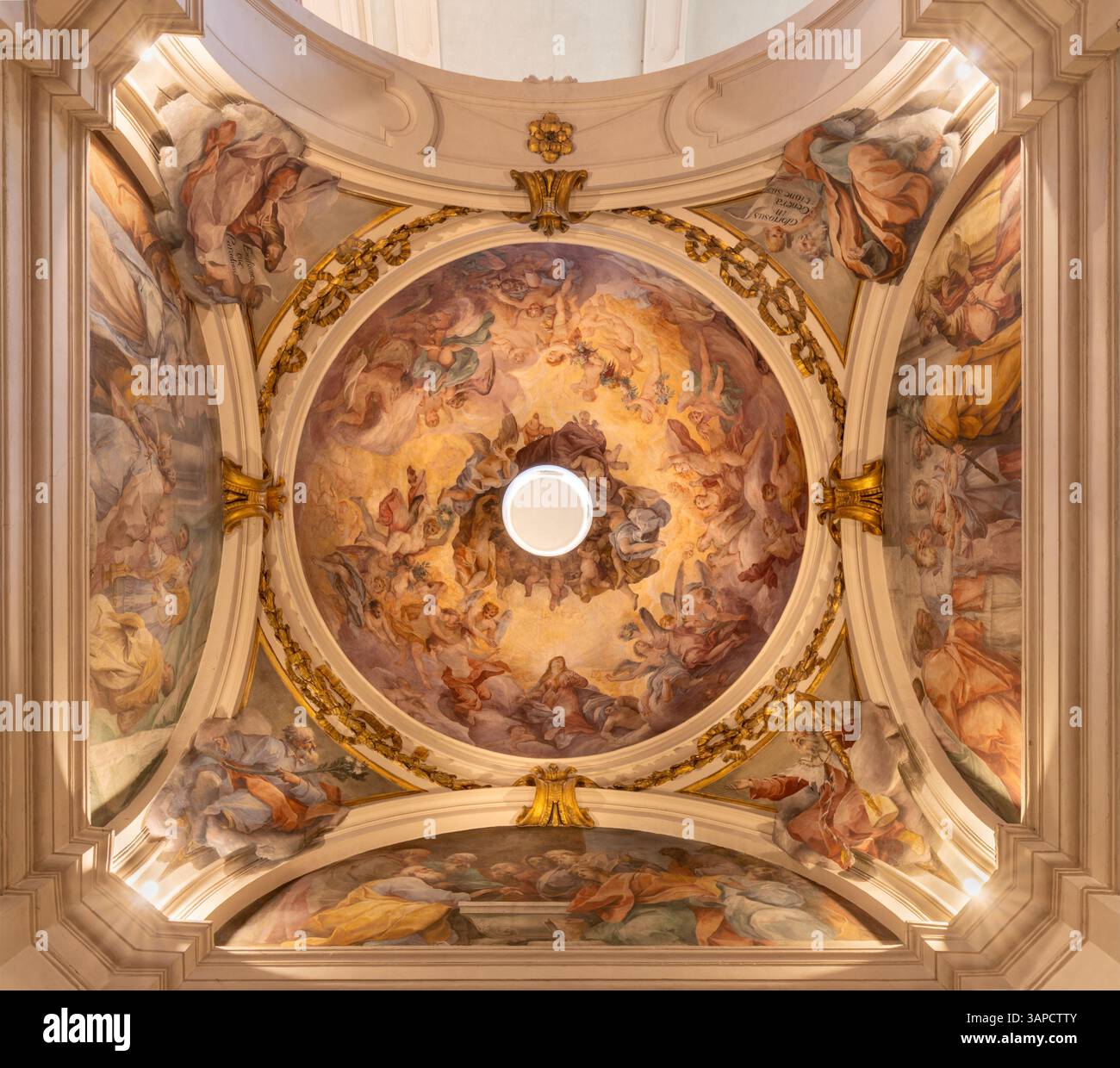 FLORENCE, ITALY - MARCH 18, 2025: The baroque fresco glory of ...