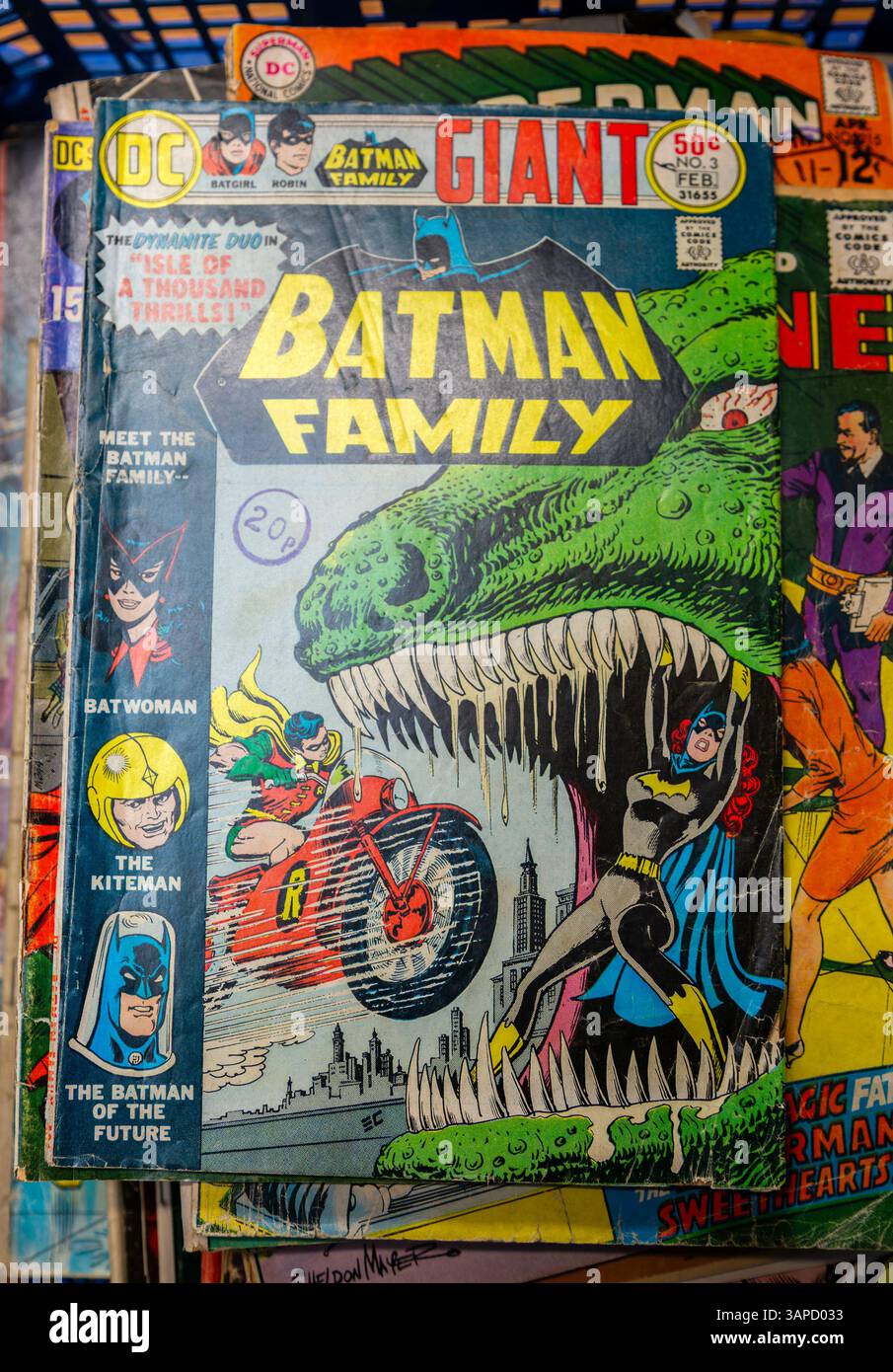 Font cover Batman Family, DC National Comics number 3 1976 Stock Photo ...