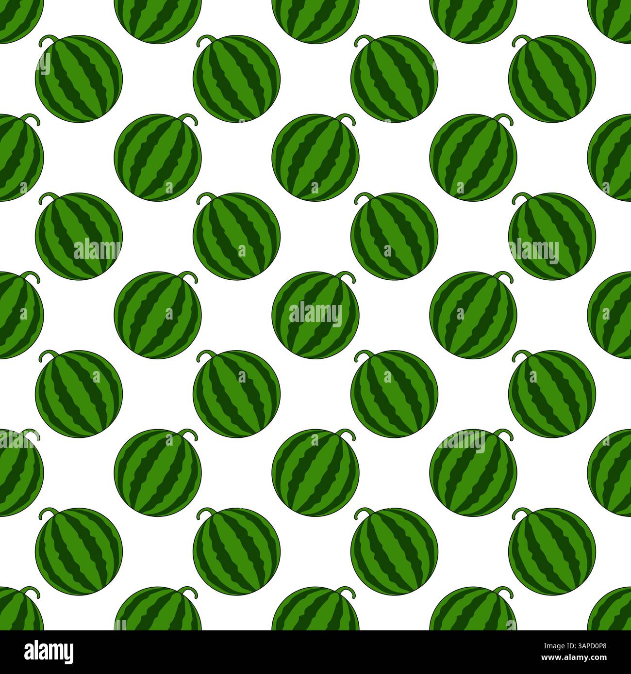 Seamless pattern watermelons on a white background Stock Vector Image & Art - Alamy