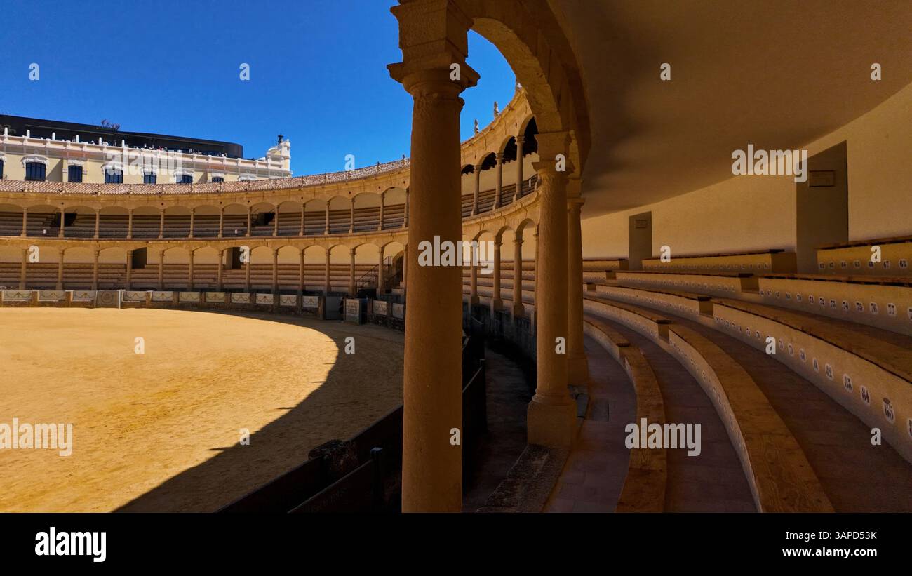 Iconic ronda bullring showcasing classic hi-res stock photography and ...