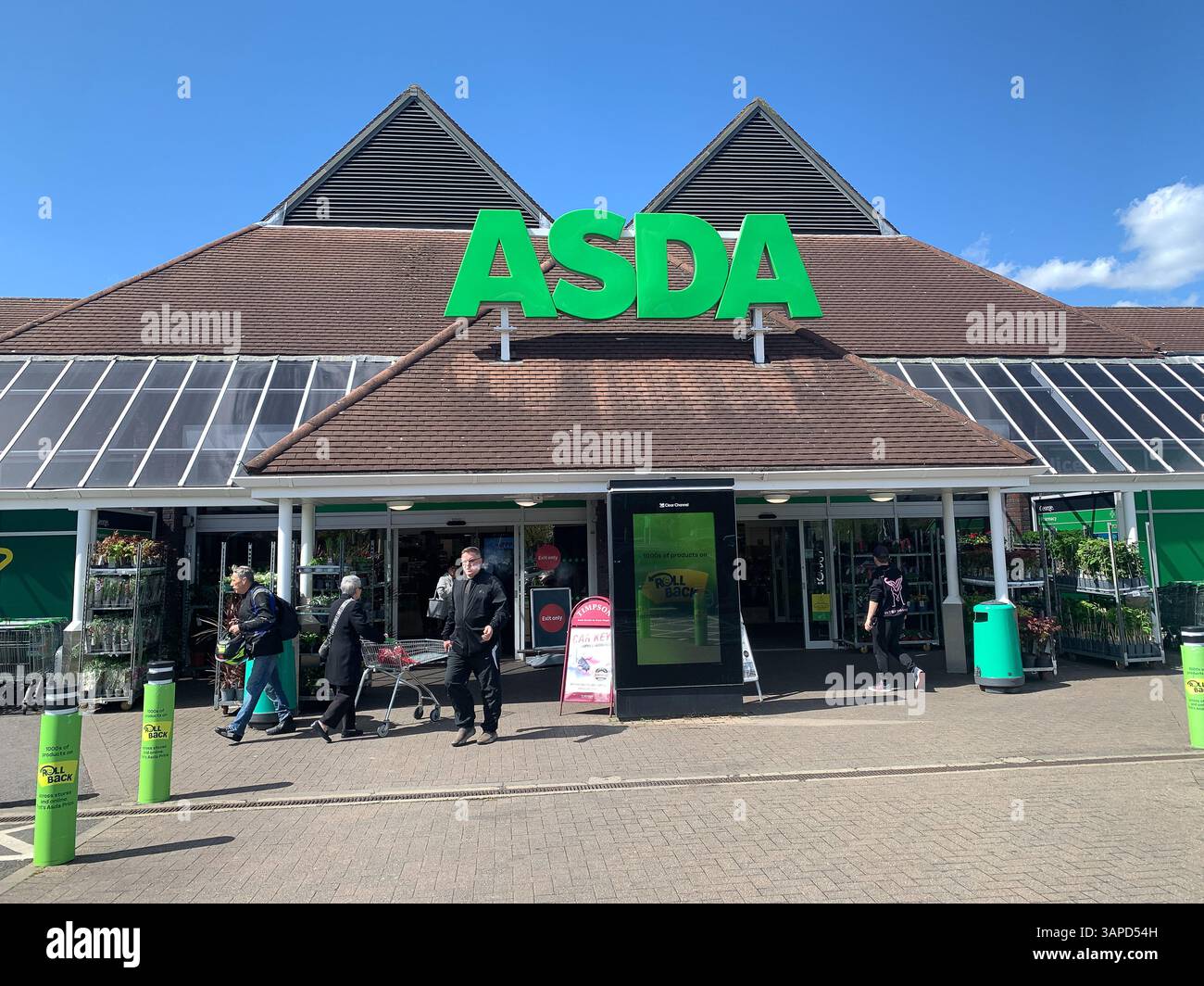 Slough, UK. An Asda supermarket in Slough, Berkshire. Broccoli ...