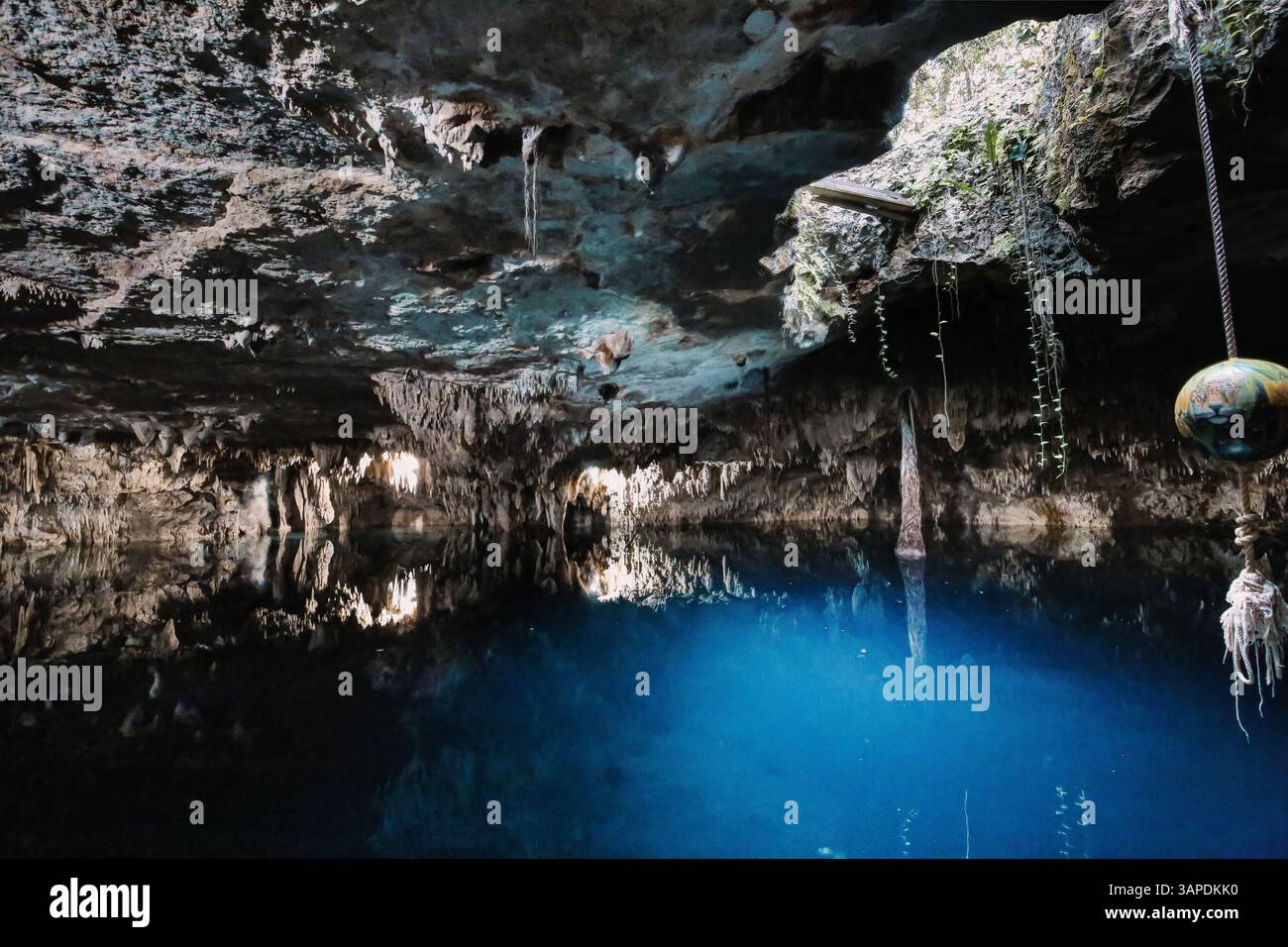 A mesmerizing cenote deep underground in the Yucatán Peninsula, Mexico ...