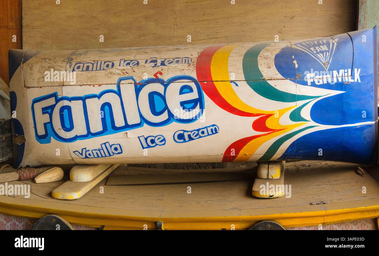 Accra, Ghana. Coffin in Shape of an Ice Cream Container. Erico Coffin ...