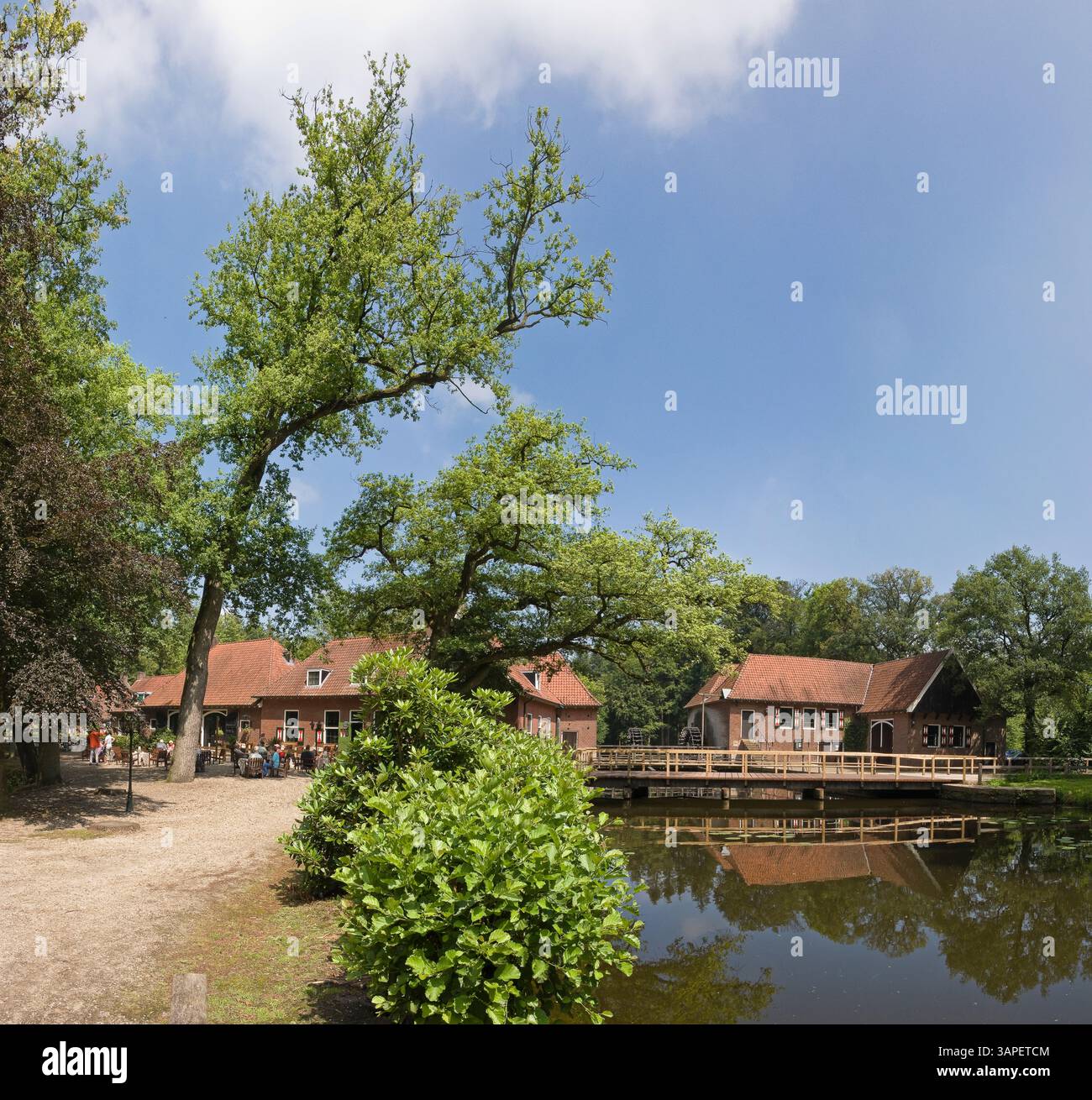 Waterwheel mill Singraven, Denekamp, , Overijssel, Netherlands, Rene ...