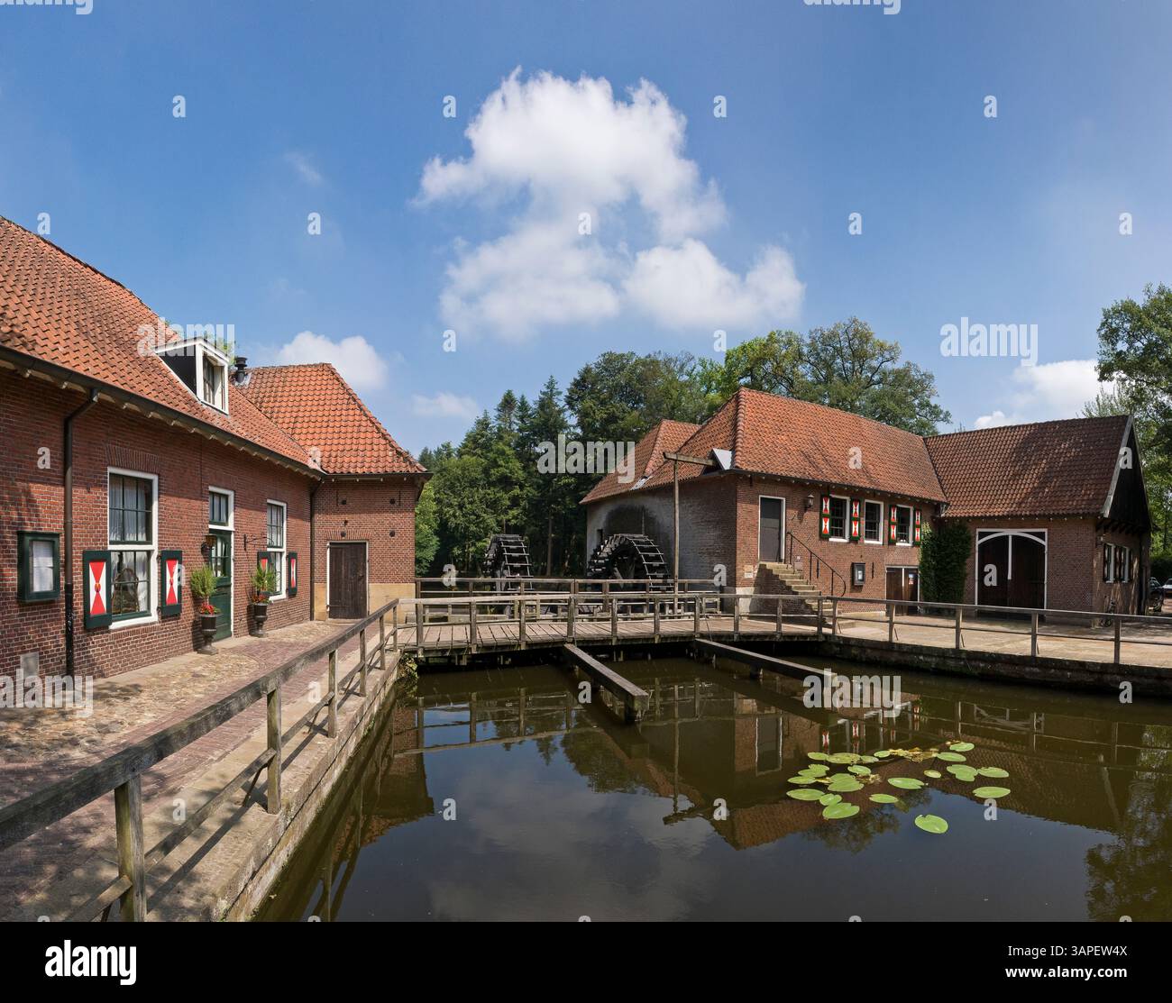 Waterwheel mill Singraven, Denekamp, , Overijssel, Netherlands, Rene ...