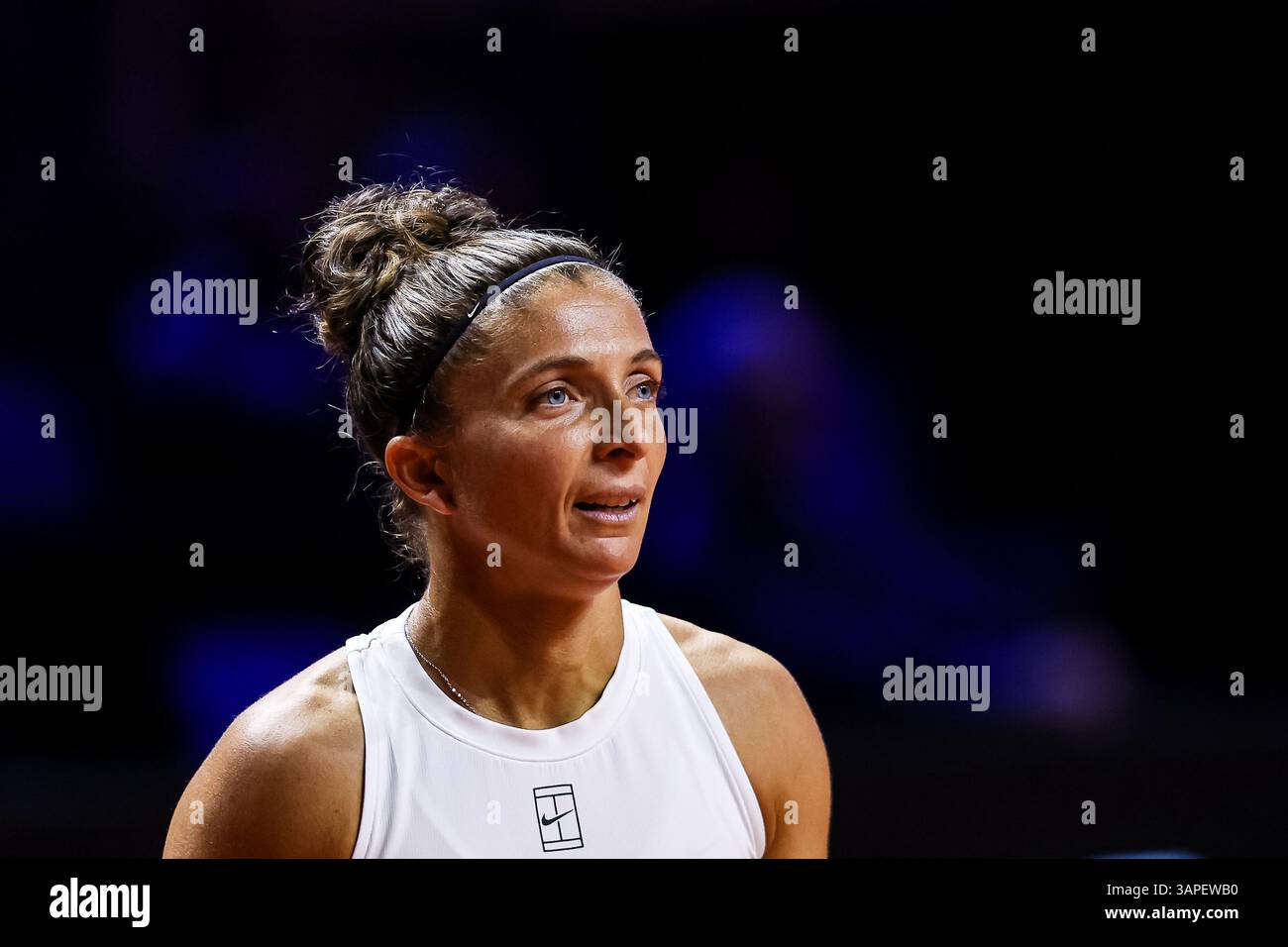 Stuttgart, Deutschland. 16th Apr, 2025. Im Bild Sara Errani Magdalena ...