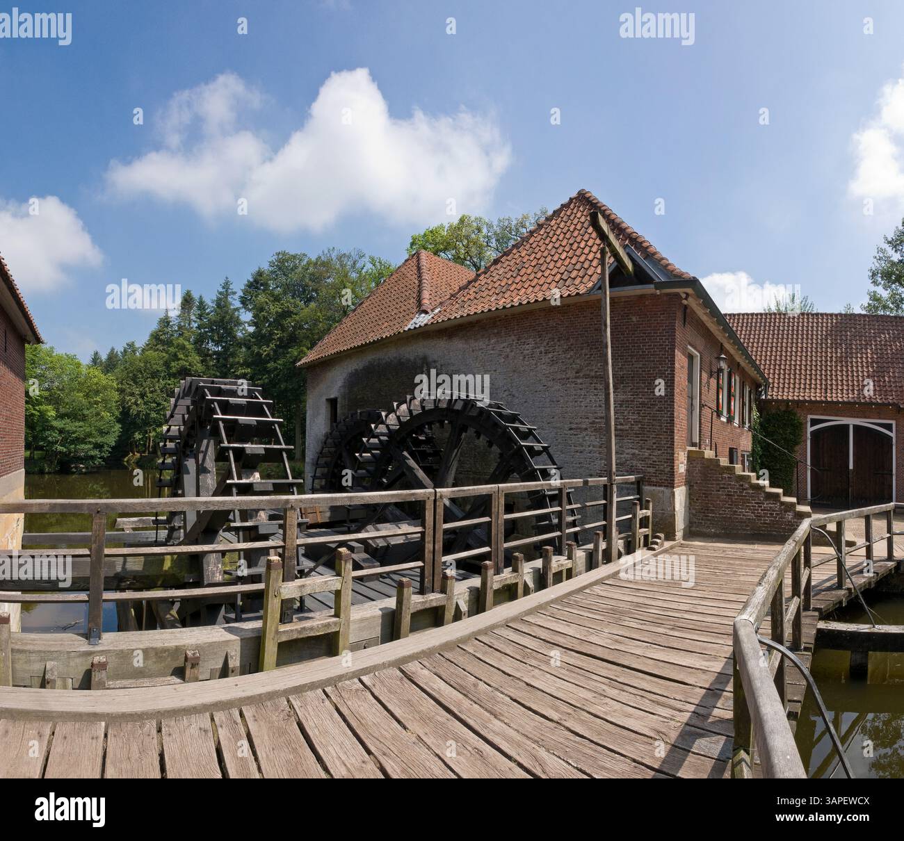 Waterwheel mill Singraven, Denekamp, , Overijssel, Netherlands, Rene ...