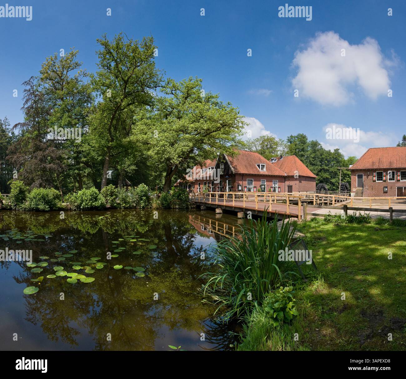 Waterwheel mill Singraven, Denekamp, , Overijssel, Netherlands, Rene ...