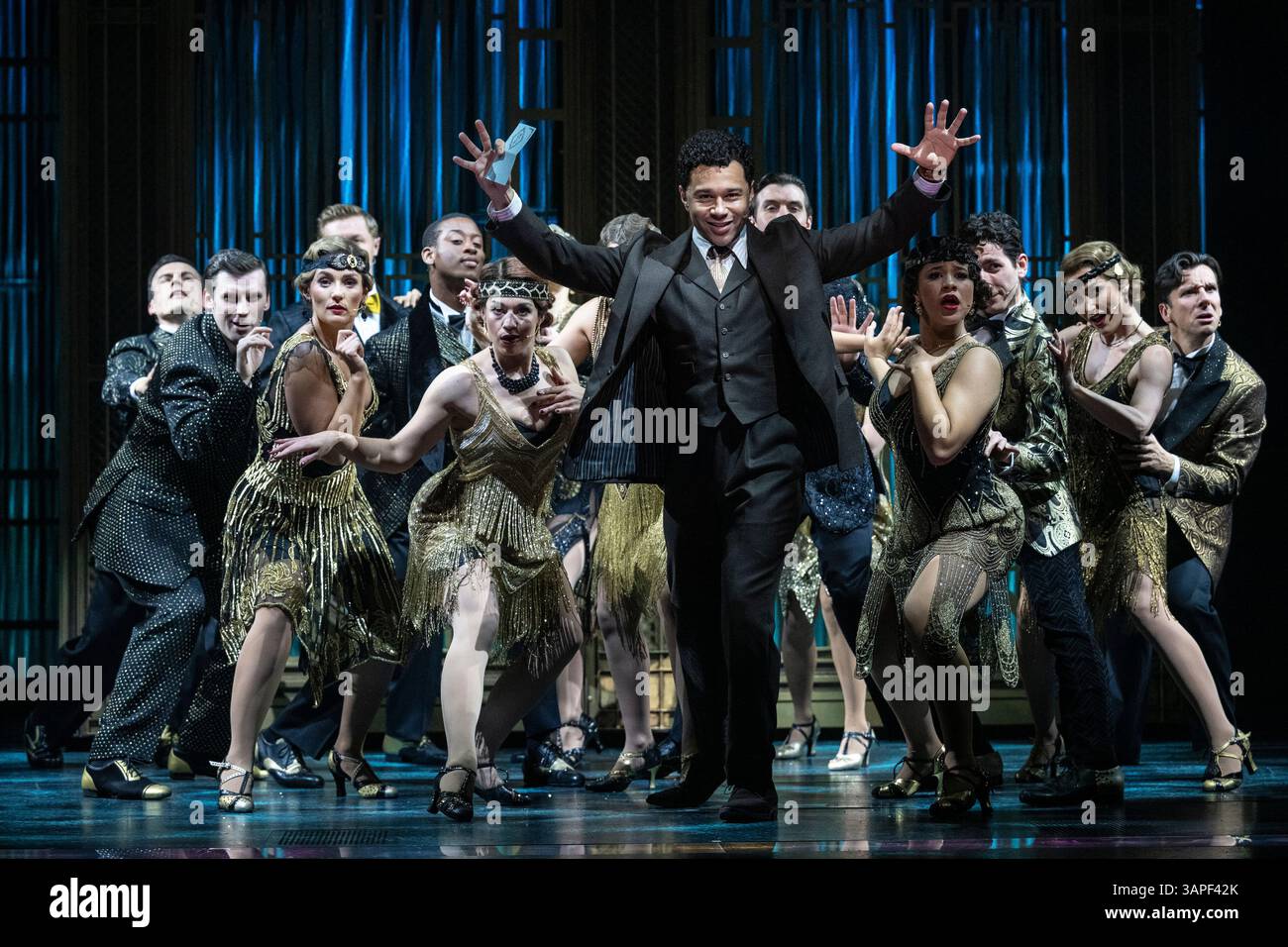 London, UK. 16 April 2025. (C) Corbin Bleu as Nick Carraway at a ...