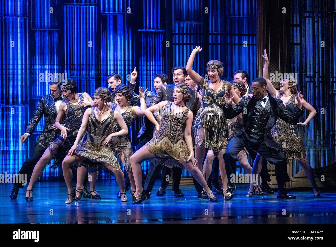 London, UK. 16 April 2025. The cast at a photocall for The Great Gatsby ...