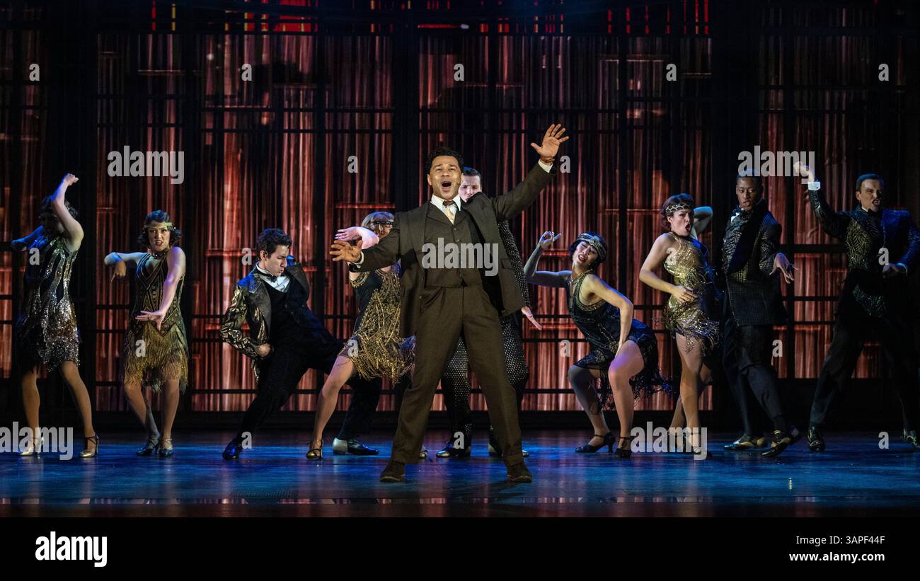 London, UK. 16 April 2025. (C) Corbin Bleu as Nick Carraway at a ...