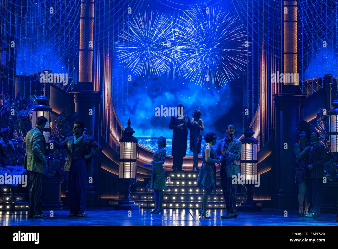 London, UK. 16 April 2025. The cast at a photocall for The Great Gatsby ...