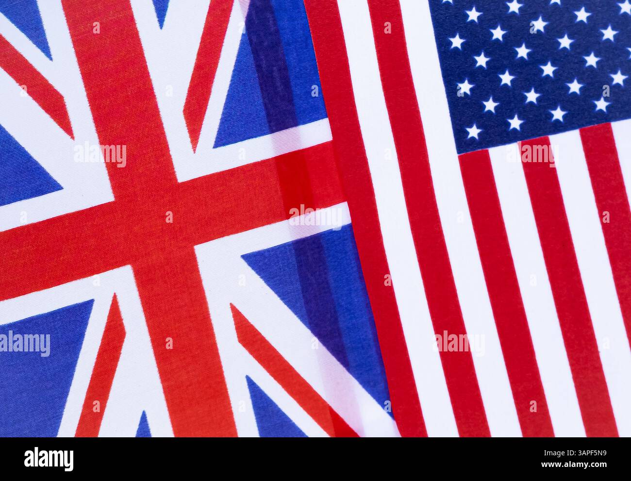 UK flag and USA flag as a background. Flags of the United Sate of ...