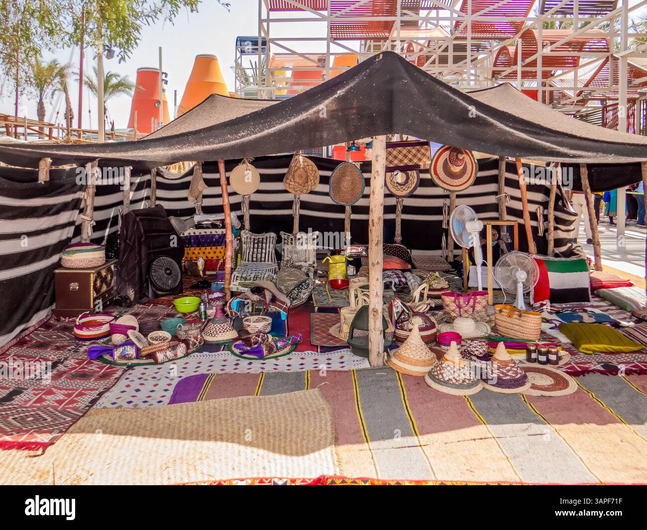 DUBAI, UAE. Sameem - Story of Our Culture pavilion at Expo 2020 in ...
