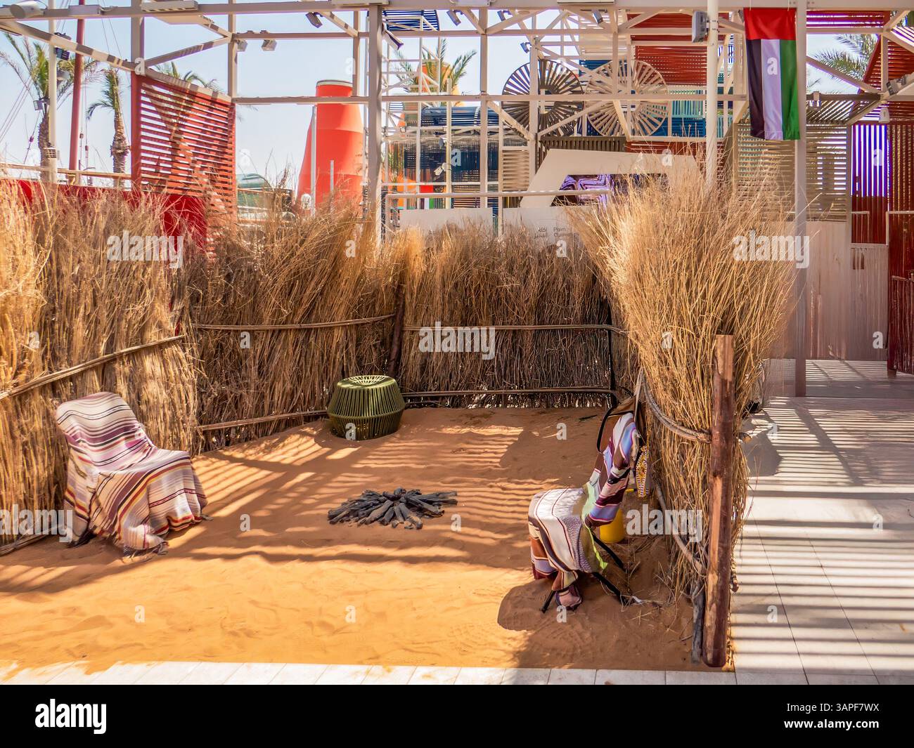 DUBAI, UAE. Sameem - Story of Our Culture pavilion at Expo 2020 in ...