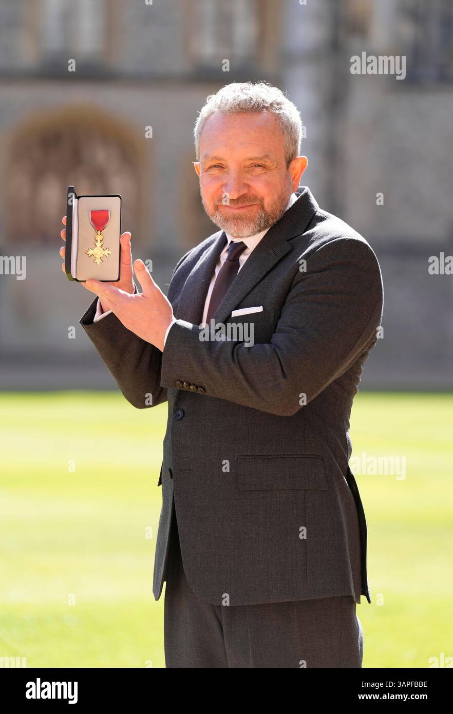 Edward Marsan after being made an Officer of the Order of the British ...