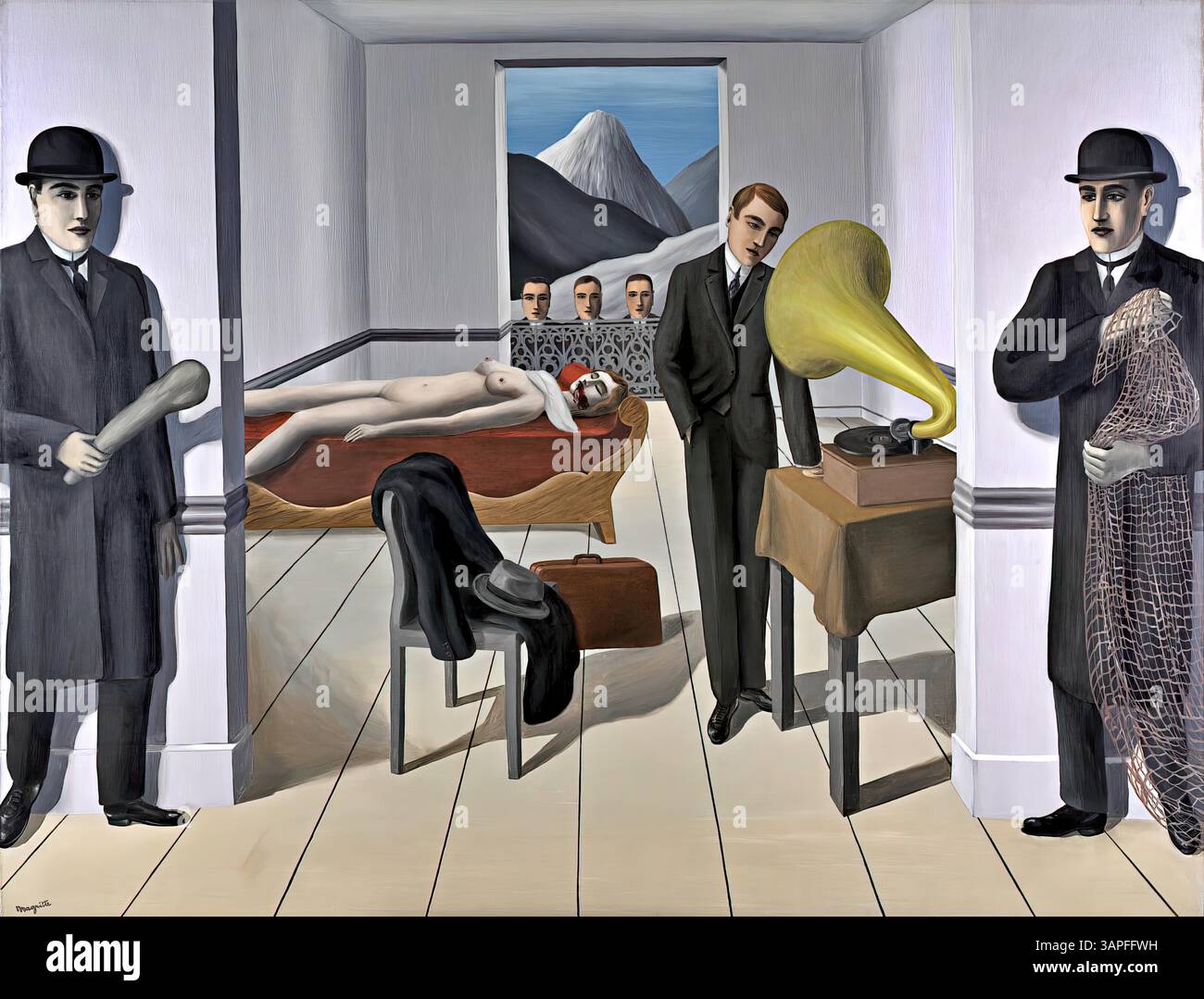 Magritte visual paradox hi-res stock photography and images - Alamy