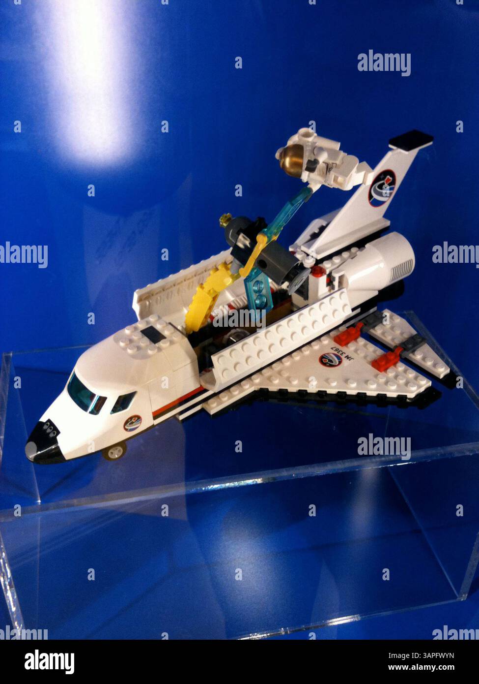 Apr. 07, 2011 - Indianapolis, Indiana, U.S. - The space shuttle is ...