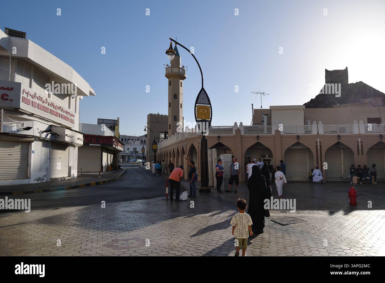 Muscat, Oman - april01, 2025: Muscat street scene. Sultanate of Oman ...