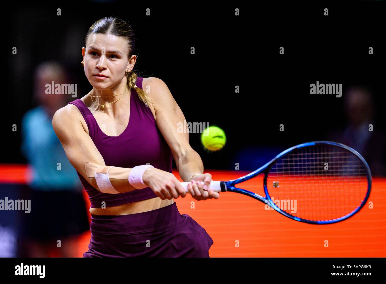 16 April 2025, Baden-Württemberg, Stuttgart: Tennis: WTA Tour ...