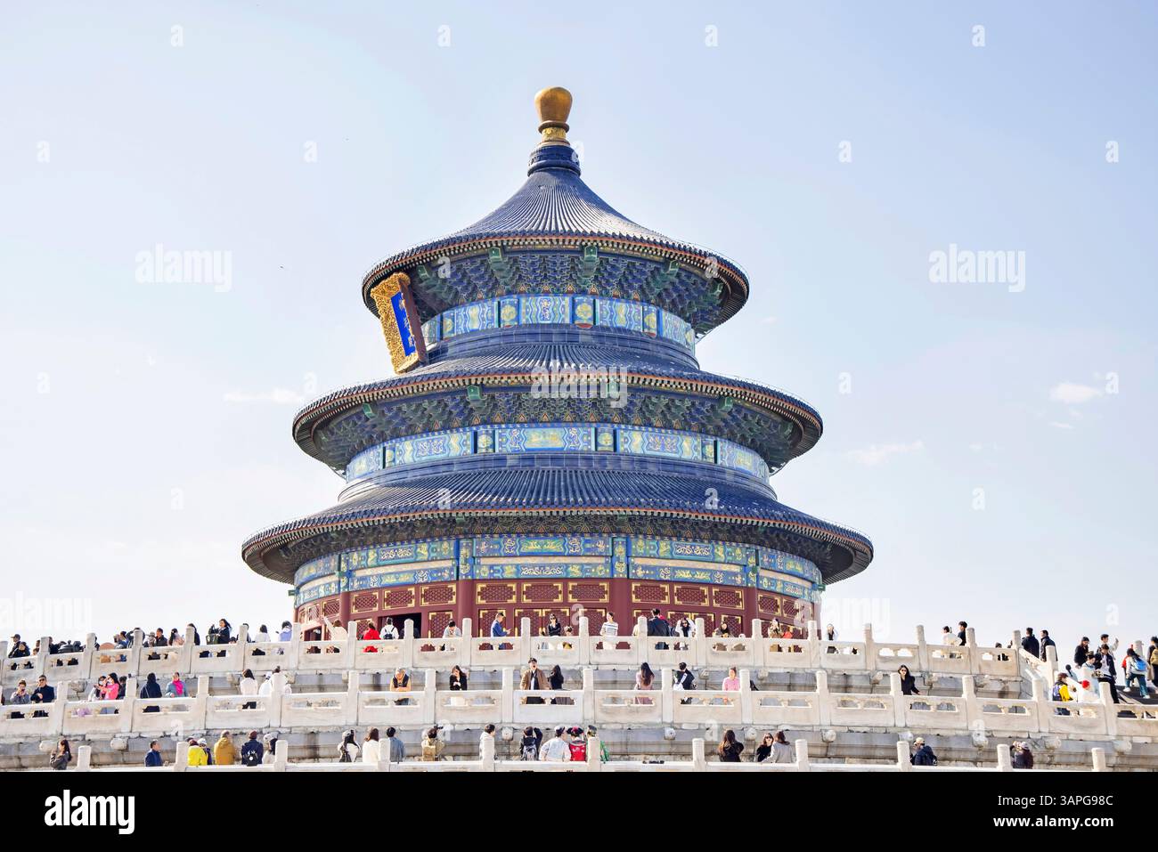 the temple of heaven in beijing china. One of many UNESCO world ...