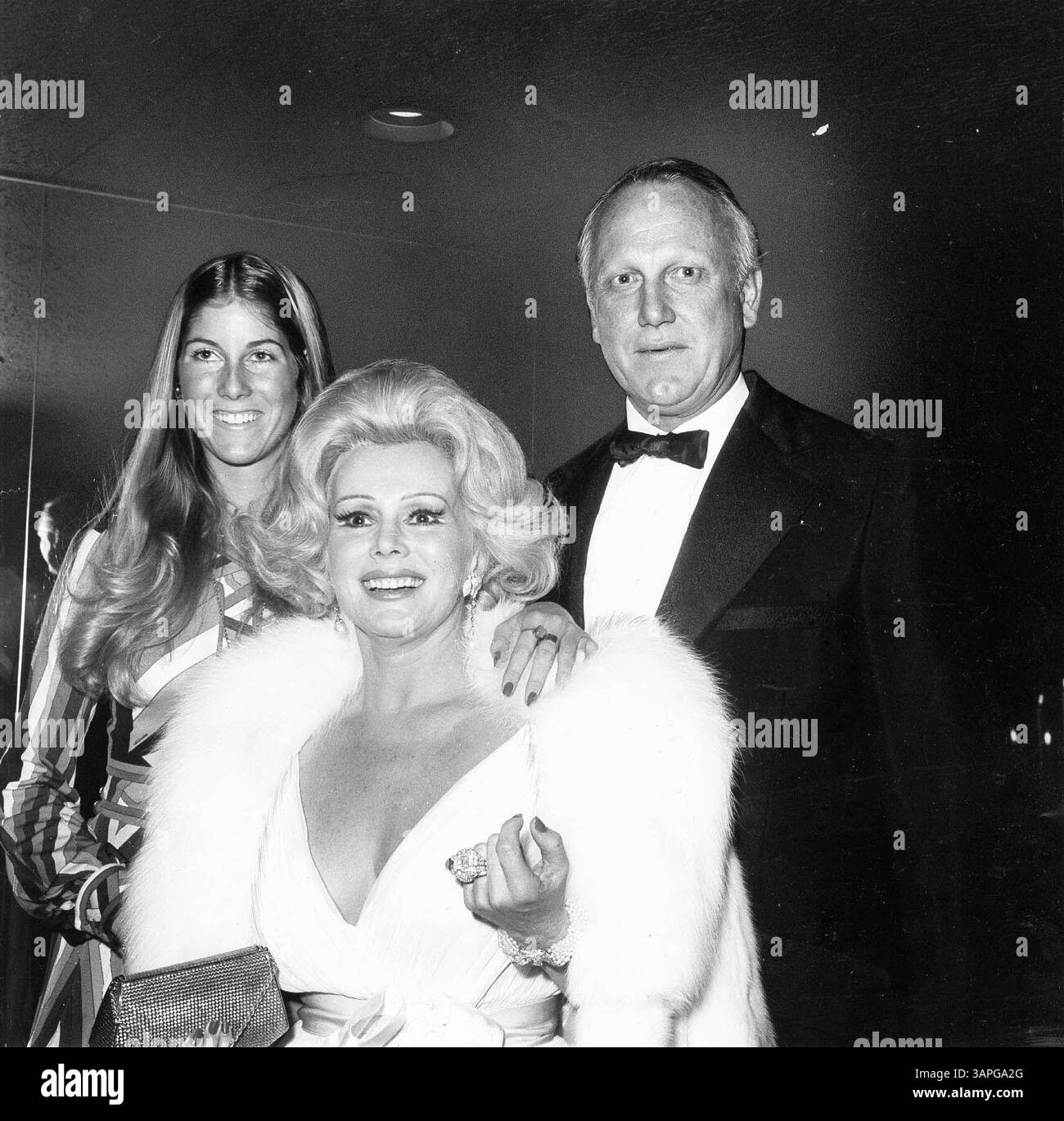 June 27, 1974 - EVA GABOR with husband Frank Jameson and his daughter ...