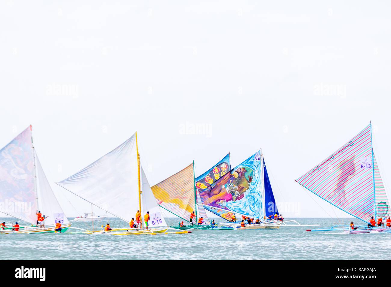The Paraw Regatta Festival in Iloilo City, where vibrant paraws and ...