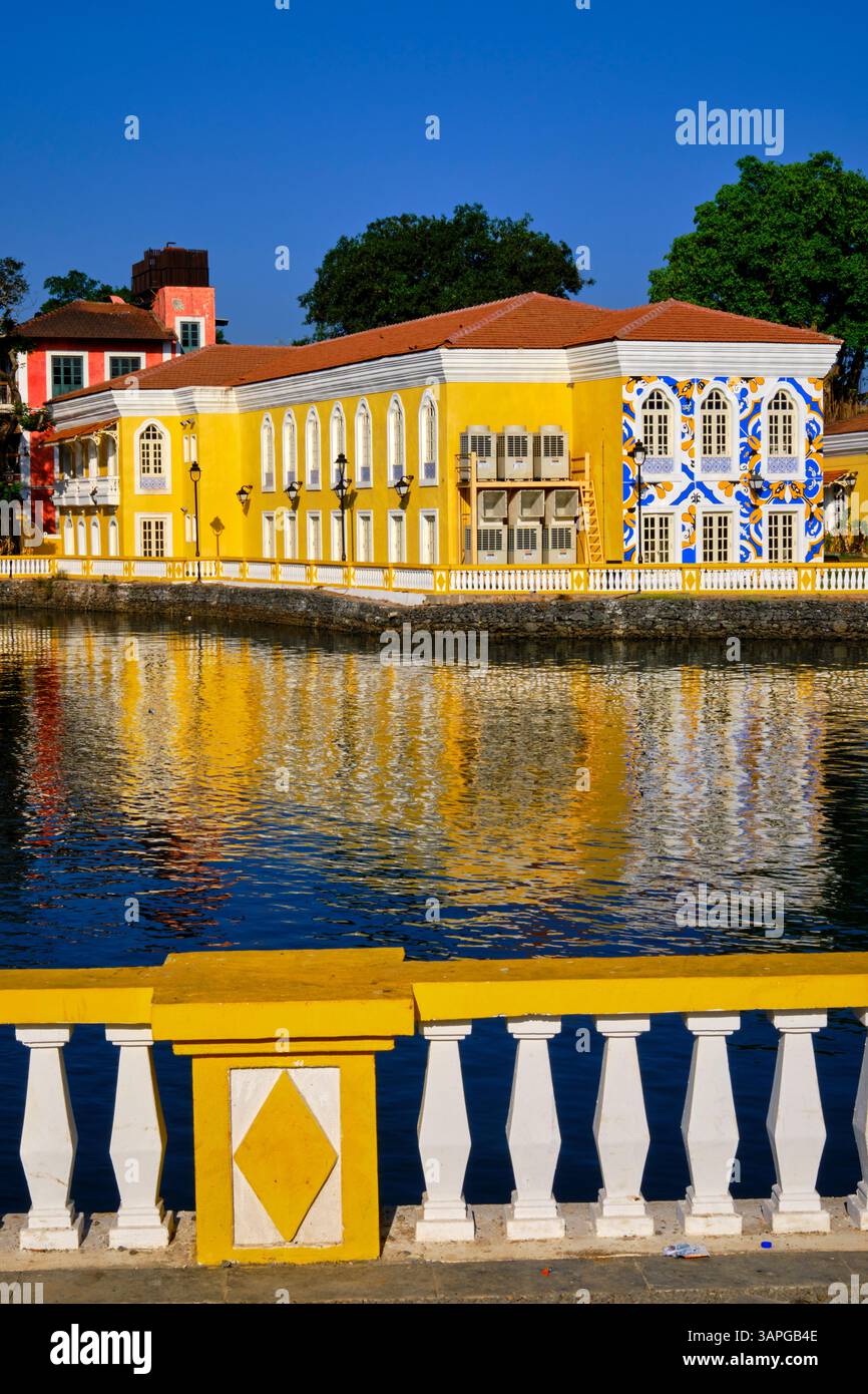 India, Goa state, Panaji (or Panjim), the state capital, Fontainhas ...