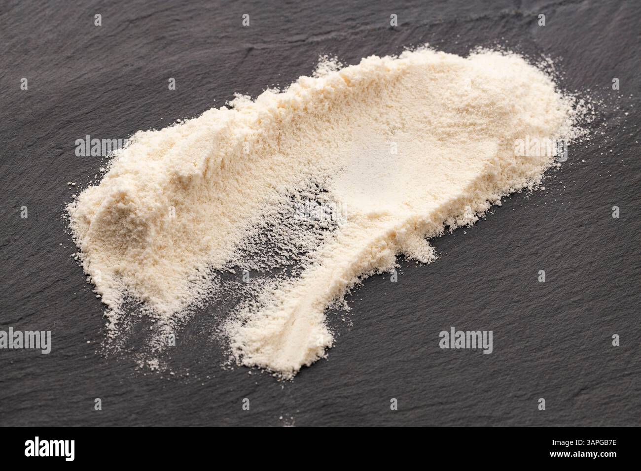 Organic gelatin powder - Lots of hydrolyzed collagen powder Stock Photo ...